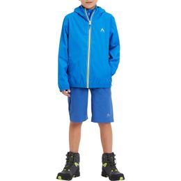 McKINLEY Jungen McKINLEY Regenjacke &raquo;Regenjacke Kereol II jrs&laquo; mit Kapuze f&uuml;r Kinder und Jugendliche, wasserdicht, winddicht, atmungsaktiv blau 176