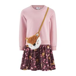 happy girls M&auml;dchen happy girls Sweatkleid Baumwolle rosa 152, N-Gr