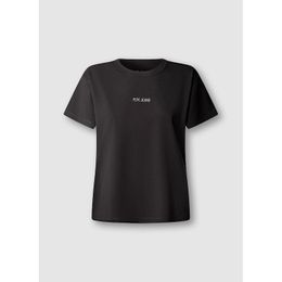Pepe Jeans Damen T-Shirt &raquo;BEMA&laquo; mit Logoschriftzug, Baumwolle schwarz XL