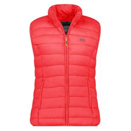 Geographical Norway Steppweste "Vatikolor" in Rot - 47% | Gr&ouml;&szlig;e M | Damenjacken