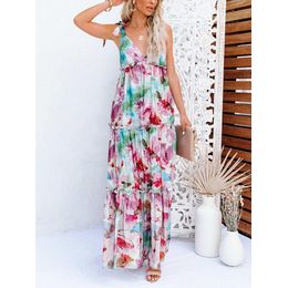 Milan Kiss Kleid in Wei&szlig;/ Bunt - 64% | Gr&ouml;&szlig;e S | Damen-kleider