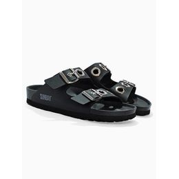 Sunbay Pantoletten "Jane" in Schwarz - 55% | Gr&ouml;&szlig;e 37 | Damen-pantoletten