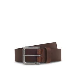 BOSS Herren BOSS Lederg&uuml;rtel &raquo;Joris Sz35&laquo; braun 80