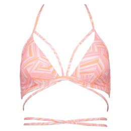 Lascana Bikini-Oberteil "Lisa" in Rosa/ Orange - 53% | Gr&ouml;&szlig;e 40C/D-Cup | Damen-bademode