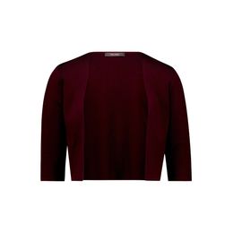 Vera Mont Damen Strickjacke "Damen langarm"strong aubergine, Gr. S, Strick, Obermaterial: 62% Viskose, 34% Polyamid, 4% Elasthan, Strickjacken,