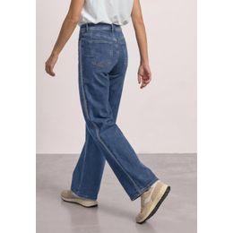 Street One Damen Loose-fit-Jeans, blau, Gr. 31, unifarben, Denim/Jeans, Obermaterial: 92% Baumwolle, 6% Elastomultiester, 2% Elasthan, Jeans, mit