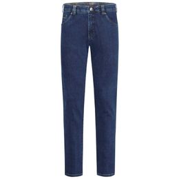 MEYER Herren 5-Pocket-Jeans "Dublin", blau, Gr. 40, uni, Obermaterial: 97% Baumwolle CO. 3% Elasthan EL., Jeans, aus Stretch-Denim mit Dehnbund