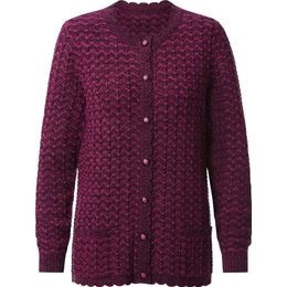 Ajourstrickjacke