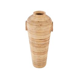 Beliani Dekovase ELATIA in Naturfarben - (W) 30 x (H) 70 x (L) 30 cm | Gr.: onesize