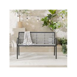 home24 Gartenbank Jimbo in Anthrazit | Gr.: onesize