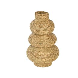 Beliani Dekovase MARANG in Naturfarben/Beige - (W) 23 x (H) 41 x (L) 23 cm | Gr.: onesize