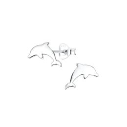 Alexander York Ohrringe, Ohrstecker DELFIN in 925 Sterling Silber, 2-tlg. | Gr.: onesize