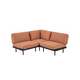 home24 Outdoor-Ecksofa Modica Typ C in Lachs | Gr.: onesize