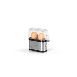Gourmet Maxx Eierkocher Kompakt 2.0 250W schwarz/silber Silberfarben | Gr.: onesize