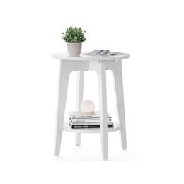 VASAGLE Beistelltisch Maezo in Wei&szlig; - (B)40 x (H)50 x (T)40 cm | Gr.: onesize