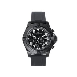 Fynch-Hatton Armbanduhr The Black Chrono in schwarz | Gr.: onesize