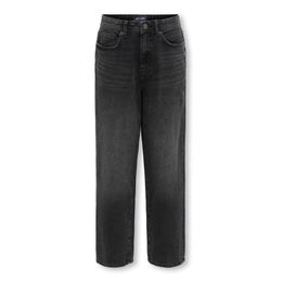 ONLY & SONS Junior Locker geschnitten in Washed Black | Gr.: 164