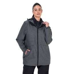 Ulla Popken Funktionsjacke in dunkelgrau | Gr.: 42-44