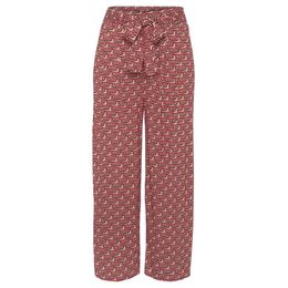 Vivance by Lascana Culotte in beige-rot bedruckt | Gr.: 38