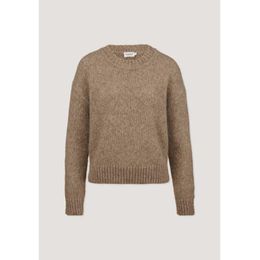 hessnatur Pullover Relaxed aus Alpaka mit Bio-Baumwolle in naturcamelbraun | Gr.: M