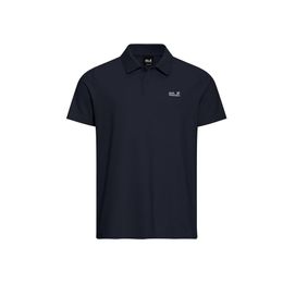 Jack Wolfskin Essential Polo M in Dunkelblau | Gr.: L