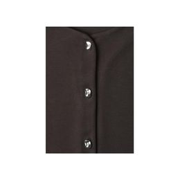 Street One Langarmshirt in Black Coffee | Gr.: 36