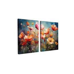 OnlyWow Leinwandbild 2er Set | Gr.: 80 x 60 cm