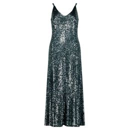 Vera Mont Abendkleid mit Pailletten in Grey Olive | Gr.: 36