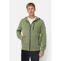 Camel Active fleXXXactive Sweatjacke mit Kapuze in Blattgr&uuml;n | Gr.: XL