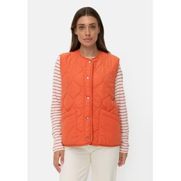 Camel Active Wendbare Teddyweste in &Uuml;bergro&szlig;er Passform in Orange | Gr.: 46