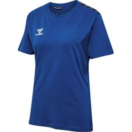 Hummel T-Shirt Hmlauthentic Lebensstil Damen in TRUE BLUE | Gr.: XXL