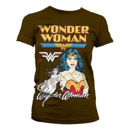 Wonder Woman Shirt in Braun | Gr.: XL