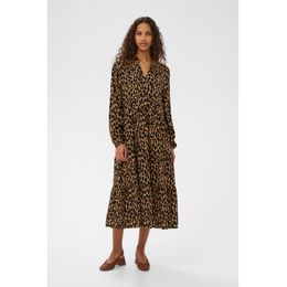 Saint Tropez Kleid EdaSZ Lockere Passform in Tiger's Eye Spotty Leopard | Gr.: M