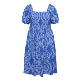 V&eacute;ro Moda Vero Moda Gesmoktes Kleid in Dazzling Blue | Gr.: 50