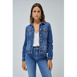 Salsa Jeans Jeansjacken Denim Trucker Jacket in Dark Wash | Gr.: XS