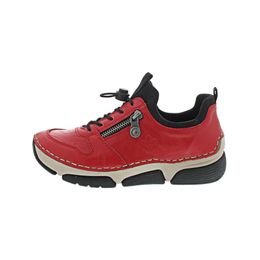 Rieker sportlicher Schn&uuml;rer Rot | Gr.: 42