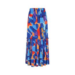 aleida Women Skirt in Orange Multicolor | Gr.: XL