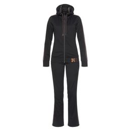 H.I.S. Trainingsanzug in Schwarz/Rose-Gold | Gr.: 46