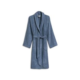 M&ouml;ve M&ouml;ve Badem&auml;ntel unisex Schalkragen Basic steel blue - 847 in steel blue - 847 | Gr.: S