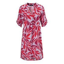 Aniston CASUAL Blusenkleid in flieder-dunkelrot-orangeot | Gr.: 42