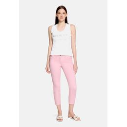 Betty Barclay Damen T-Shirt "Damen mit Rippenstruktur", wei&szlig;, Gr. 38, Rippware, Obermaterial: 95% Baumwolle, 5% Elasthan, Shirts