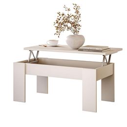 Lookway Couchtisch, Kaschmir, Holzwerkstoff, 100x45x50 cm, Wohnzimmer, Wohnzimmertische, Couchtische