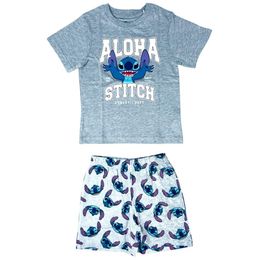 Lilo and Stitch Schlafanzug Disney Lilo & Stitch in Grau | Gr.: 110