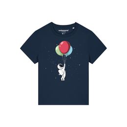 Watapparel T-Shirt ' Little Balloon Astronaut ' Damen Gr&ouml;&szlig;e L navy / mischfarben