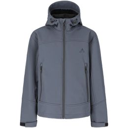 WHISTLER Jungen Softshelljacke "Frontier jr.", grau, Gr. 128, unifarben, 96% Polyester, 4% Elasthan, Jacken, in komfortabler Qualit&auml;t