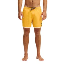 Quiksilver Herren Boardshorts "Bob Marley Scallop 16"", gelb, Gr. XL, Obermaterial: 92% Polyester, 8% Elasthan., Hosen