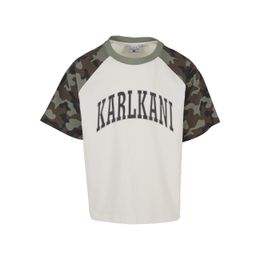 Karl Kani Herren T-Shirt "Karl Kani Sport College Boxy Raglan T-Shirt", gr&uuml;n, Gr. XL, bedruckt, 100% Baumwolle, Shirts