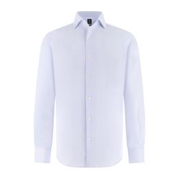 Boggi Milano Button Up Shirt male size L Light blue / White