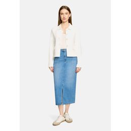 Betty Barclay Damen Sweatjacke "Damen langarm", wei&szlig;, Gr. 46, Jersey, Obermaterial: 80% Baumwolle, 16% Polyester, 4% Elasthan, Sweatjacken