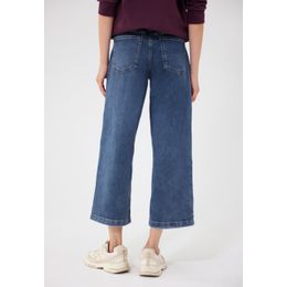 Damen Loose-fit-Jeans, blau, Gr. 34, STREET ONE STUDIO, unifarben, Jeans, 79% Baumwolle, 15% Polyester, 4% Elastomultiester, 2% Elasthan, Jeans,
